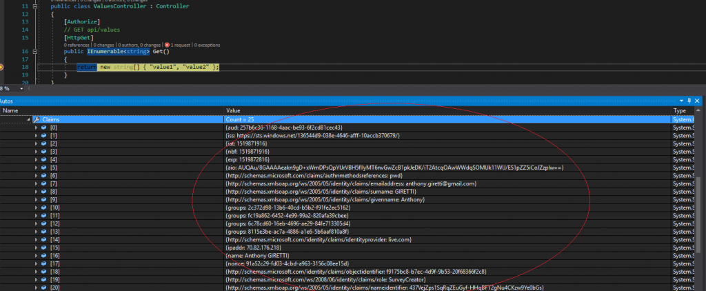 Using Openidconnect With Azure Ad Angular5 And Webapi Core Webapi Configuration Anthony
