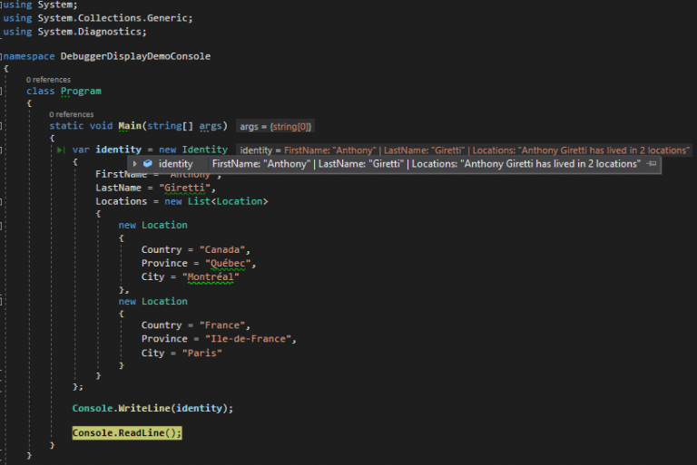 Did You Know Easy And Custom Debugging With Debuggerdisplay And Debuggertypeproxy Attributes