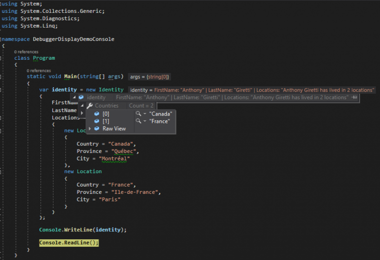 Did You Know Easy And Custom Debugging With Debuggerdisplay And Debuggertypeproxy Attributes