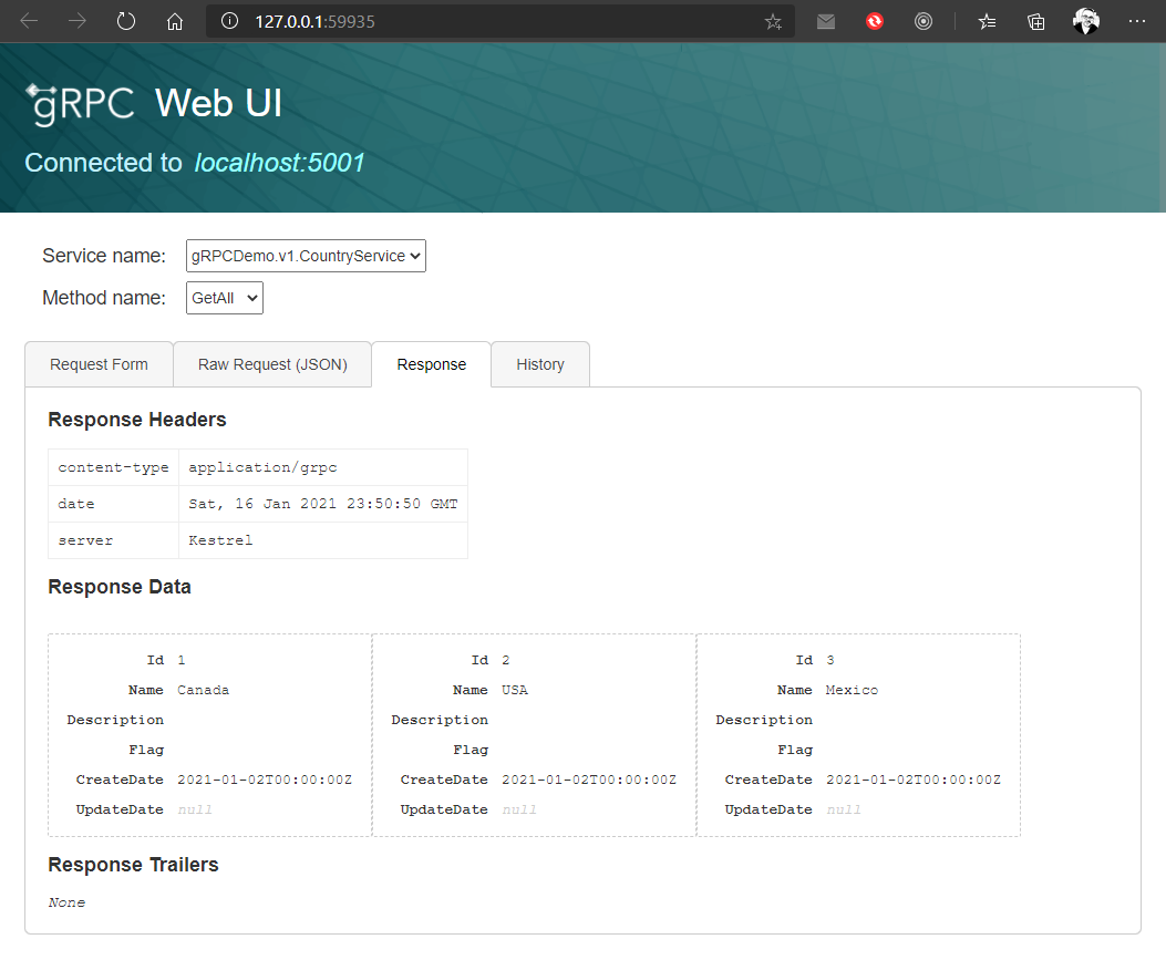 Grpc And Aspnet Core 5 Discover Grpcui The Gui Alternative To Grpcurl Anthony Girettis Net Blog