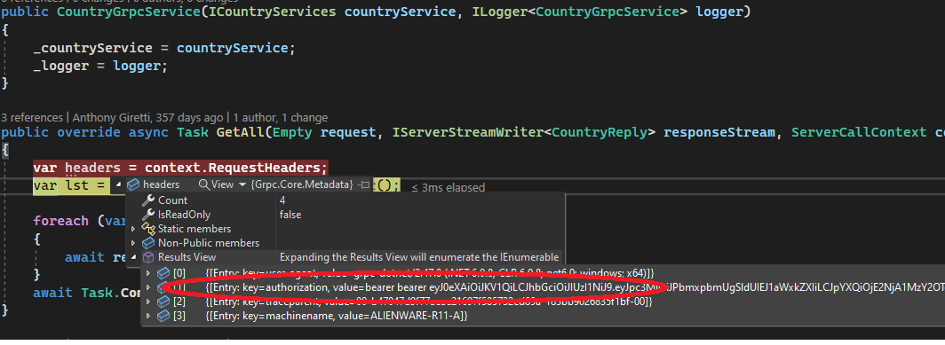 Aspnet Core 6 Here Is The Best Way To Pass A Jwt In The Headers Of A Grpc Client Anthony